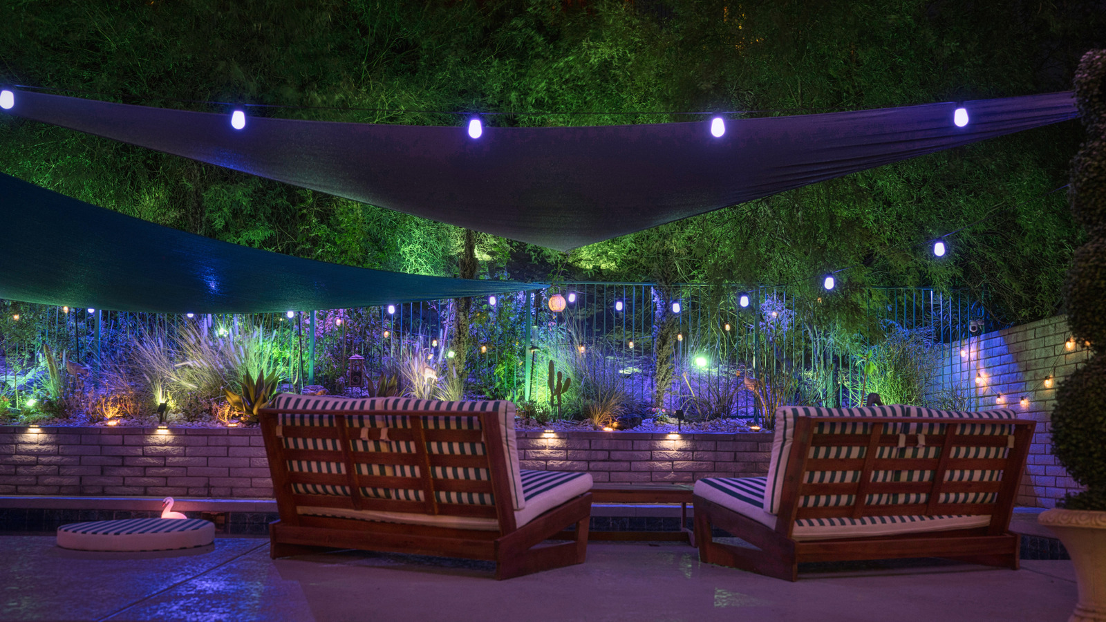 A Clever Pool Noodle DIY That'll Light Up Your Outdoor Space