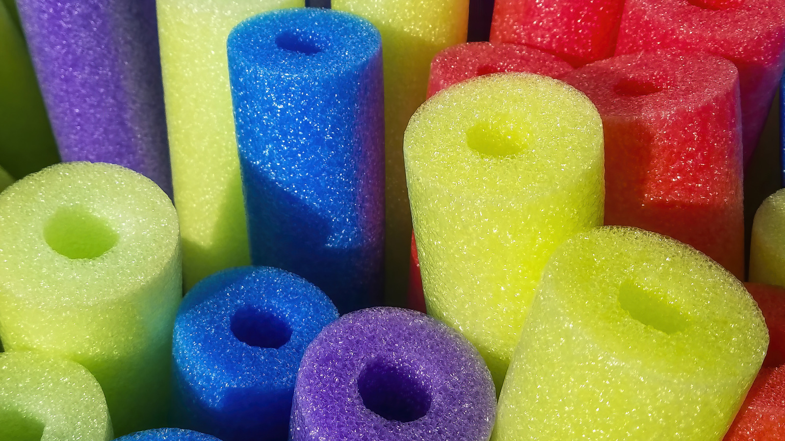 A Creative Pool Noodle DIY That'll Add Privacy To Your Outdoor Space